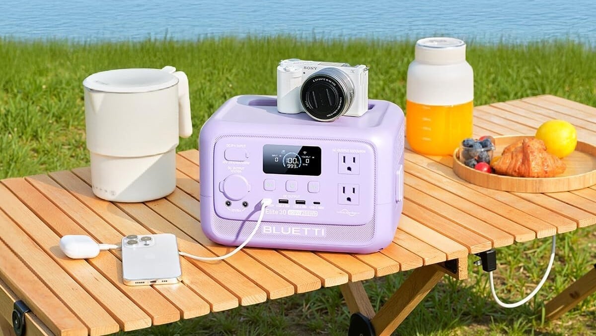 Act fast — the Bluetti Elite 30 V2 portable power station is under $220 ...
