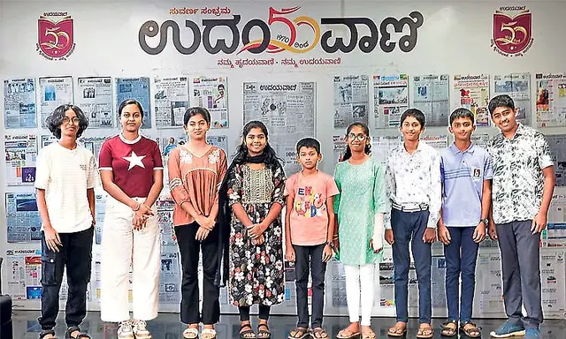 Udayavani Vidyarthivani: Students learn importance of newspaper reading ...