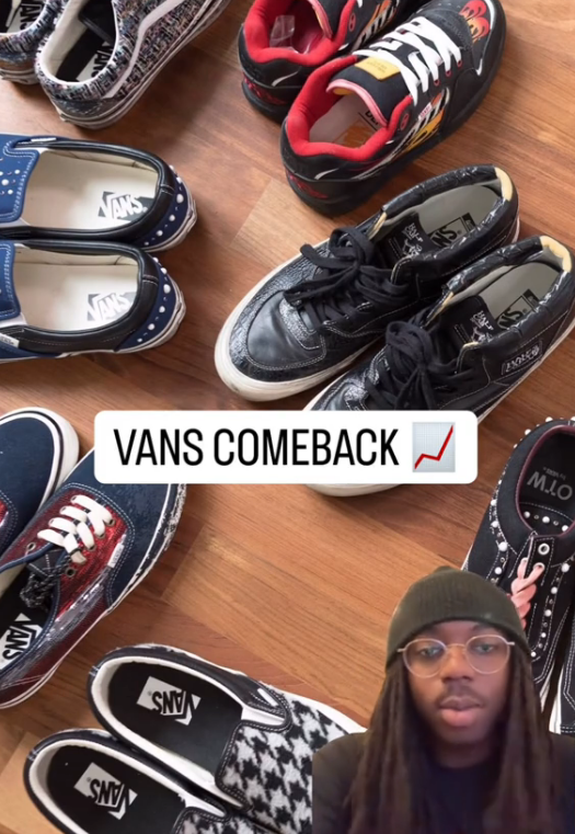 The Vans resurgence in the fashion space is crazy