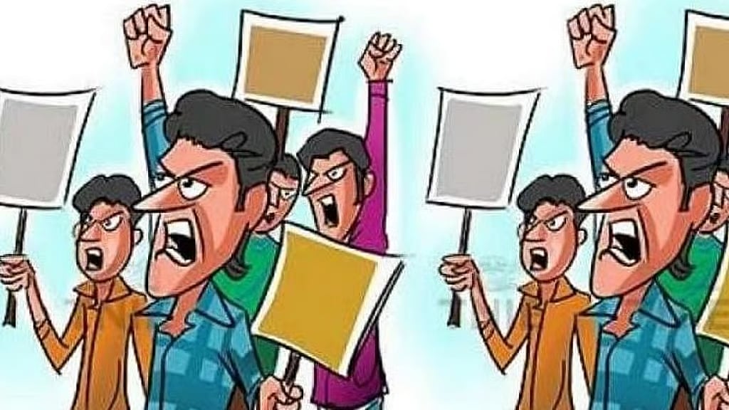 Unemployed youths protest, demand job notifications in Telangana