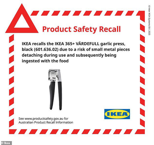 IKEA Australia urgently recalls popular $4 kitchen gadget: 'Stop using ...