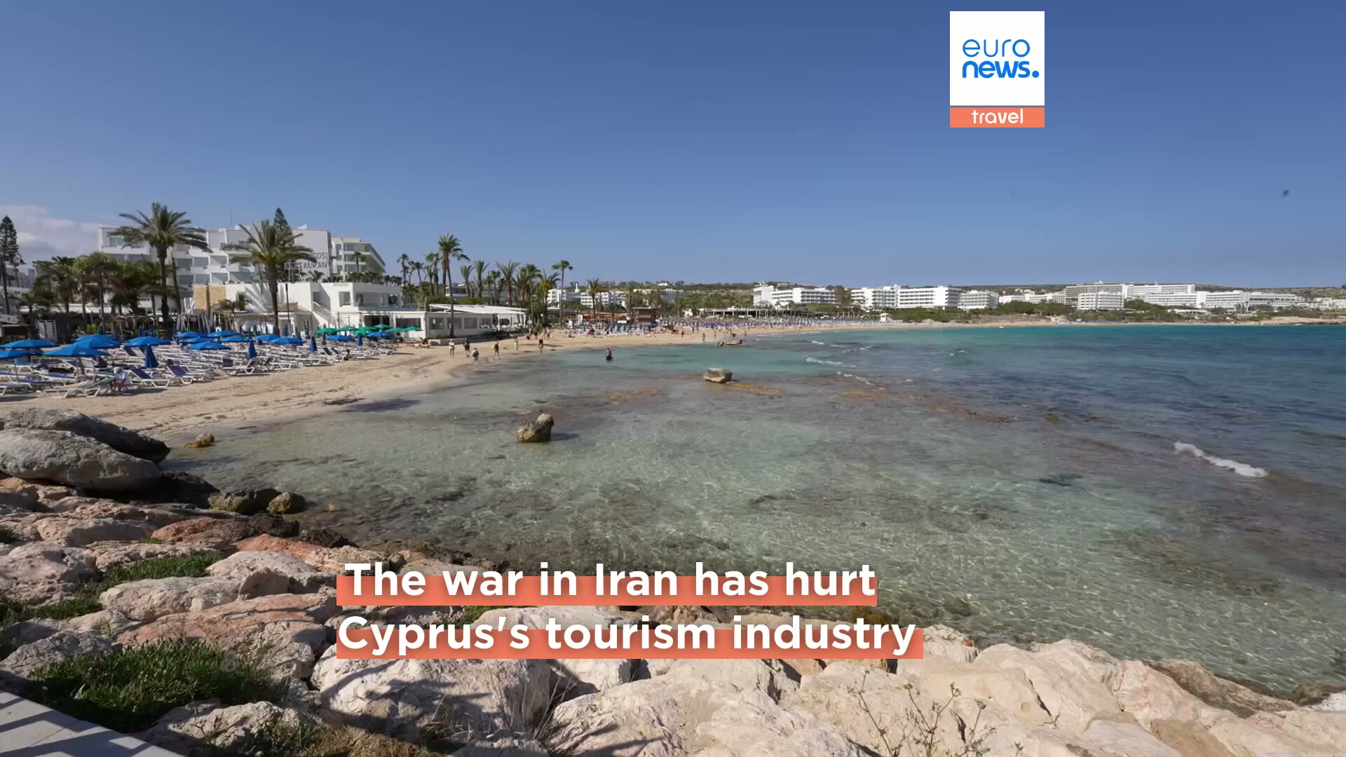 Εuronews report in Ayia Napa: Tourist traffic in Cyprus down 30-40% but ...