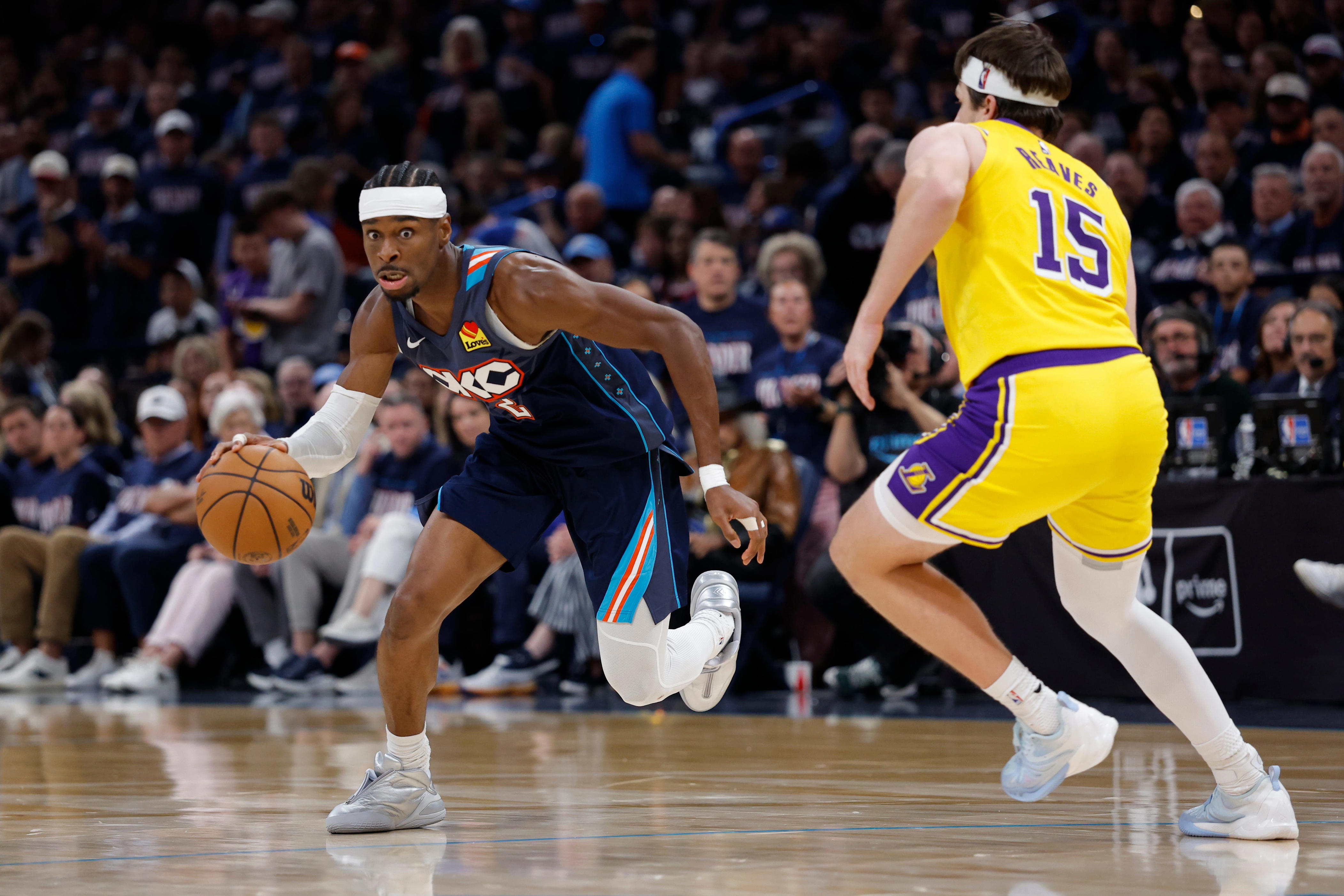 Thunder react to Shai Gilgeous-Alexander's flagrant foul in Game 2 win ...