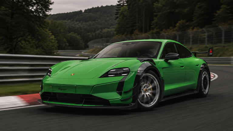 Manthey’s Porsche Taycan Turbo GT just made Nürburgring records look ...