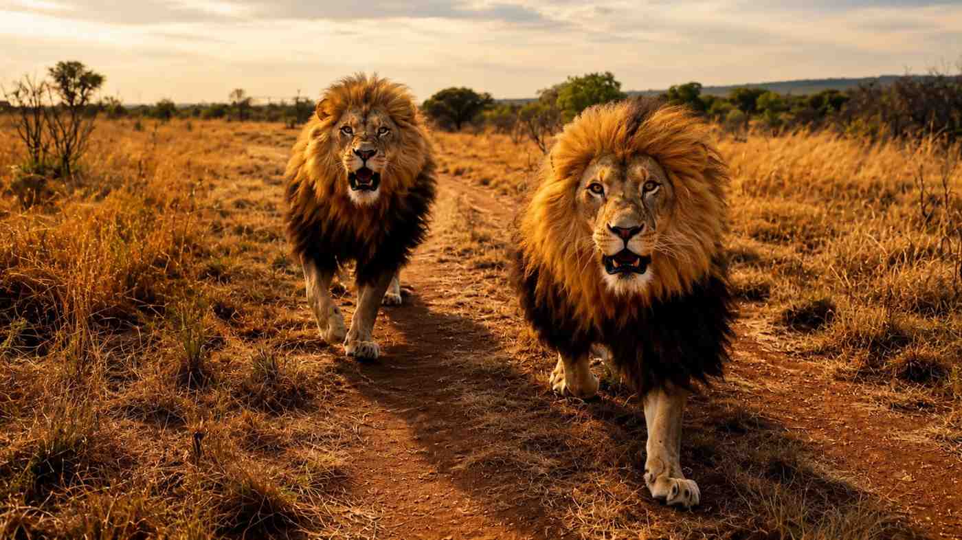 These lion brothers were once sold for 5 euro photos