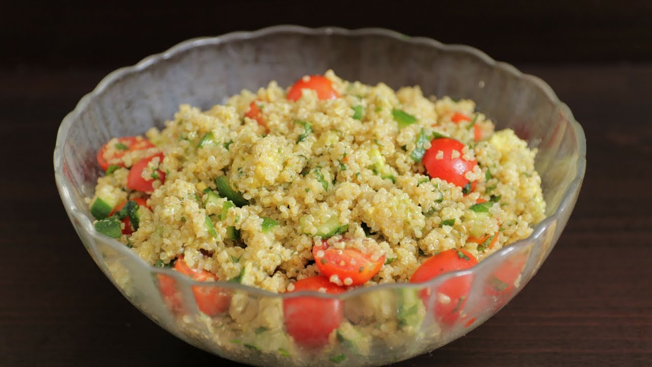 This quinoa salad is light, fresh, and addictive