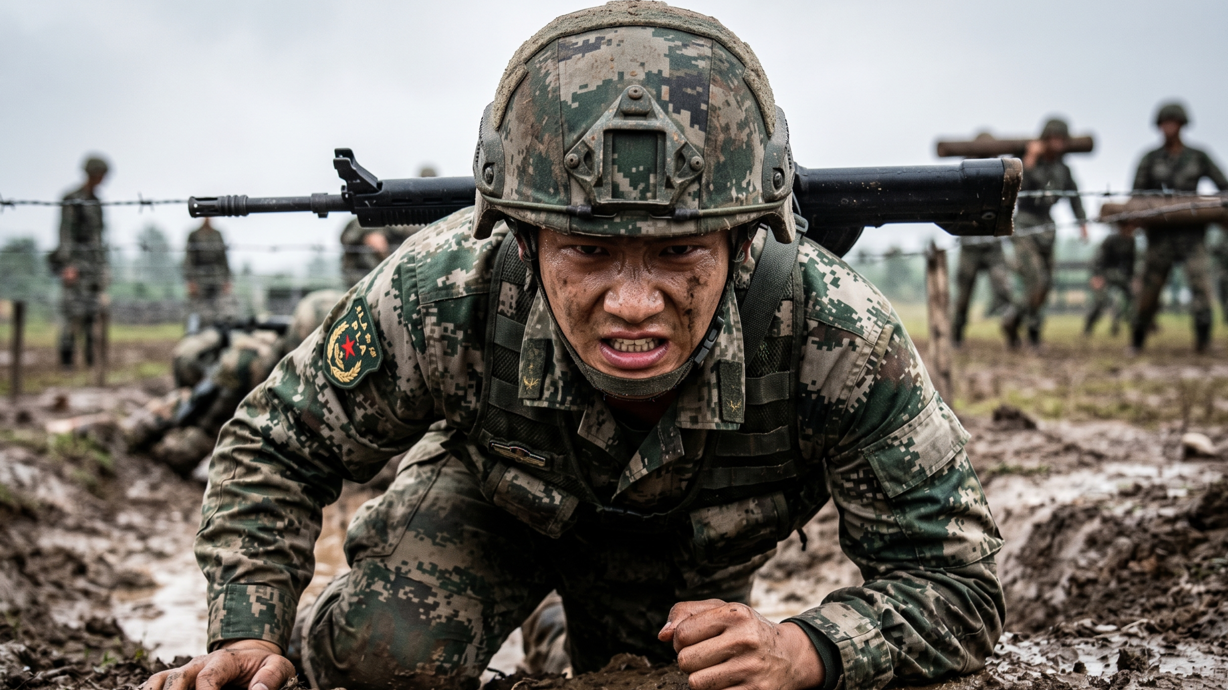 Como é a rotina de um soldado chinês