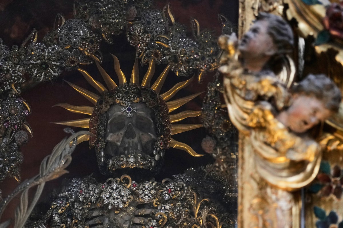 The eerie story of catacomb saints and their jewelled remains
