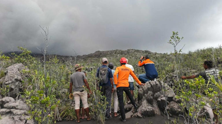 Multiple hikers missing and three dead after volcano erupts in Indonesia