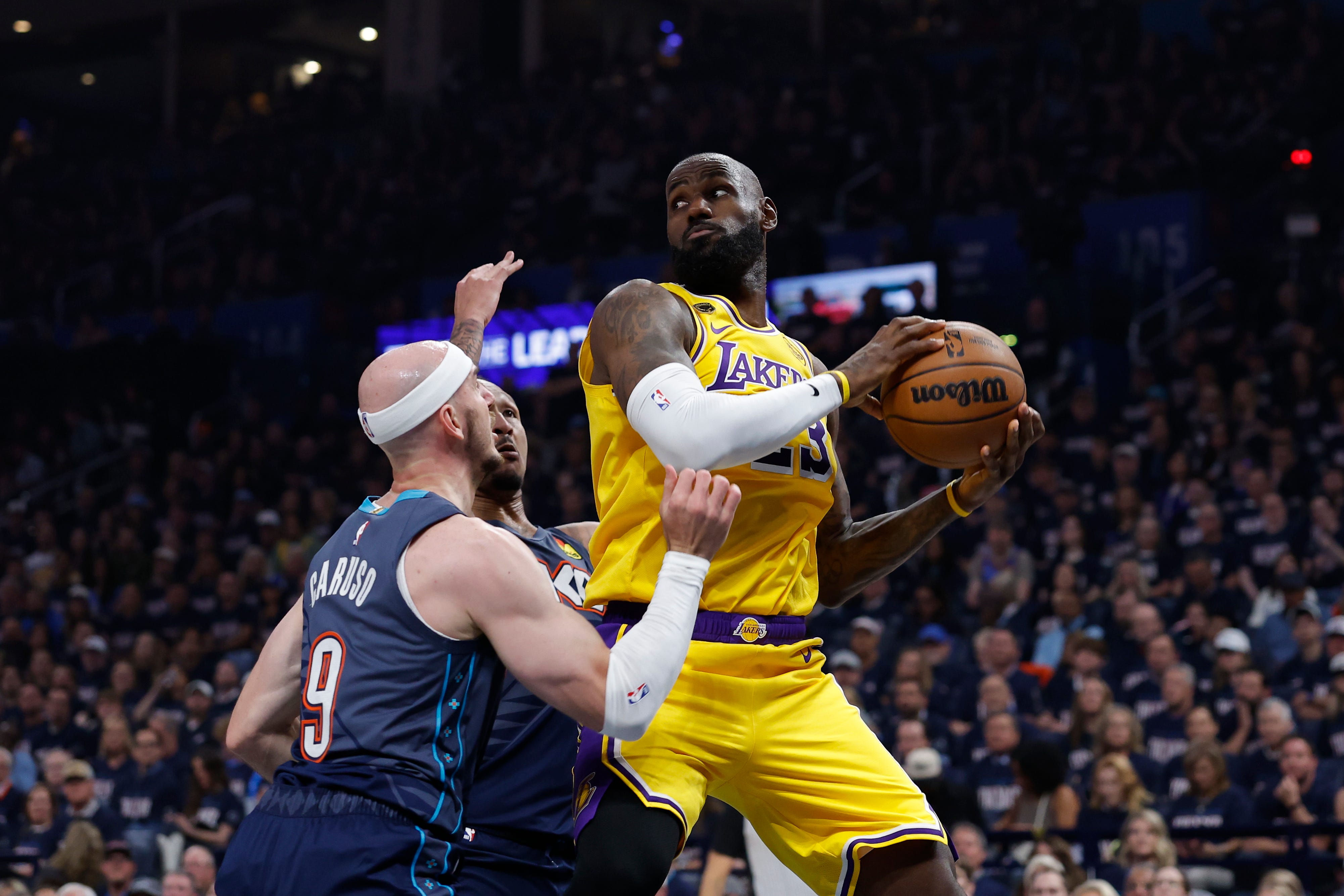 Alex Caruso shows respect to LeBron James as Thunder build 2-0 lead ...