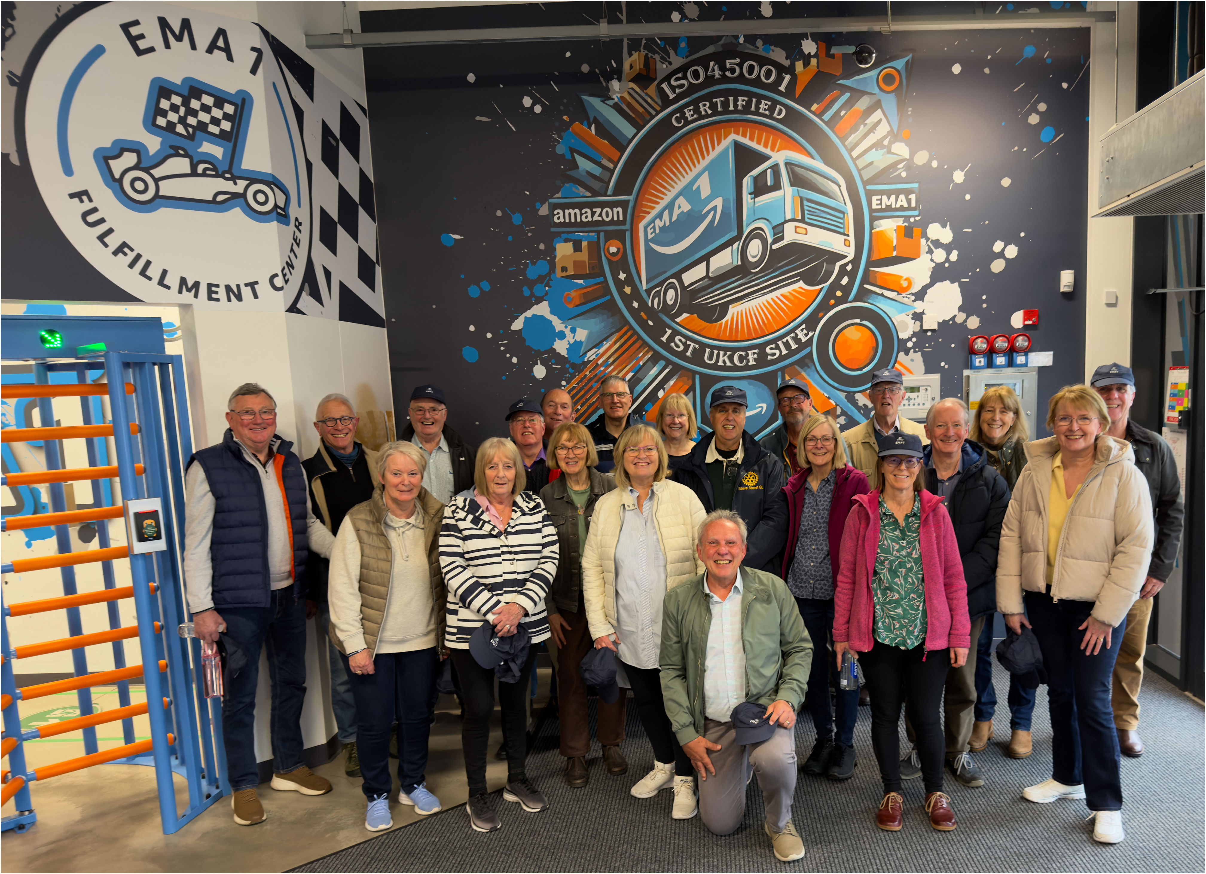 Church Wilne Rotary Club visits Amazon’s East Midlands Gateway