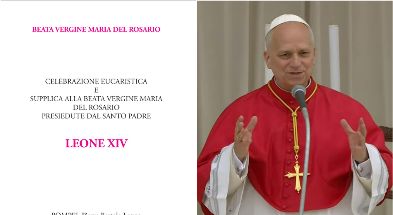 Il libretto, i canti e l'omelia della Santa messa di Papa Leone a ...