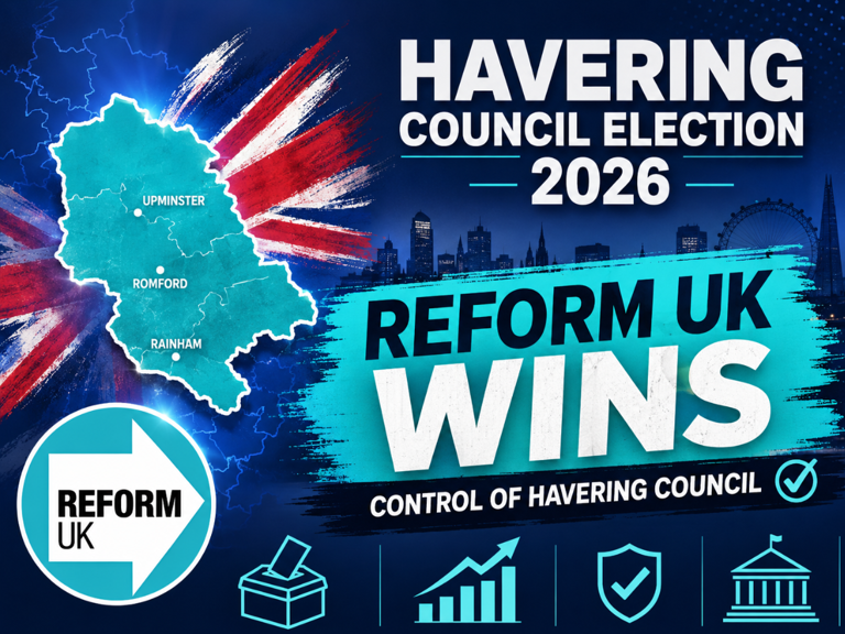 Havering Council election results 2026 out: Reform UK storms to ...