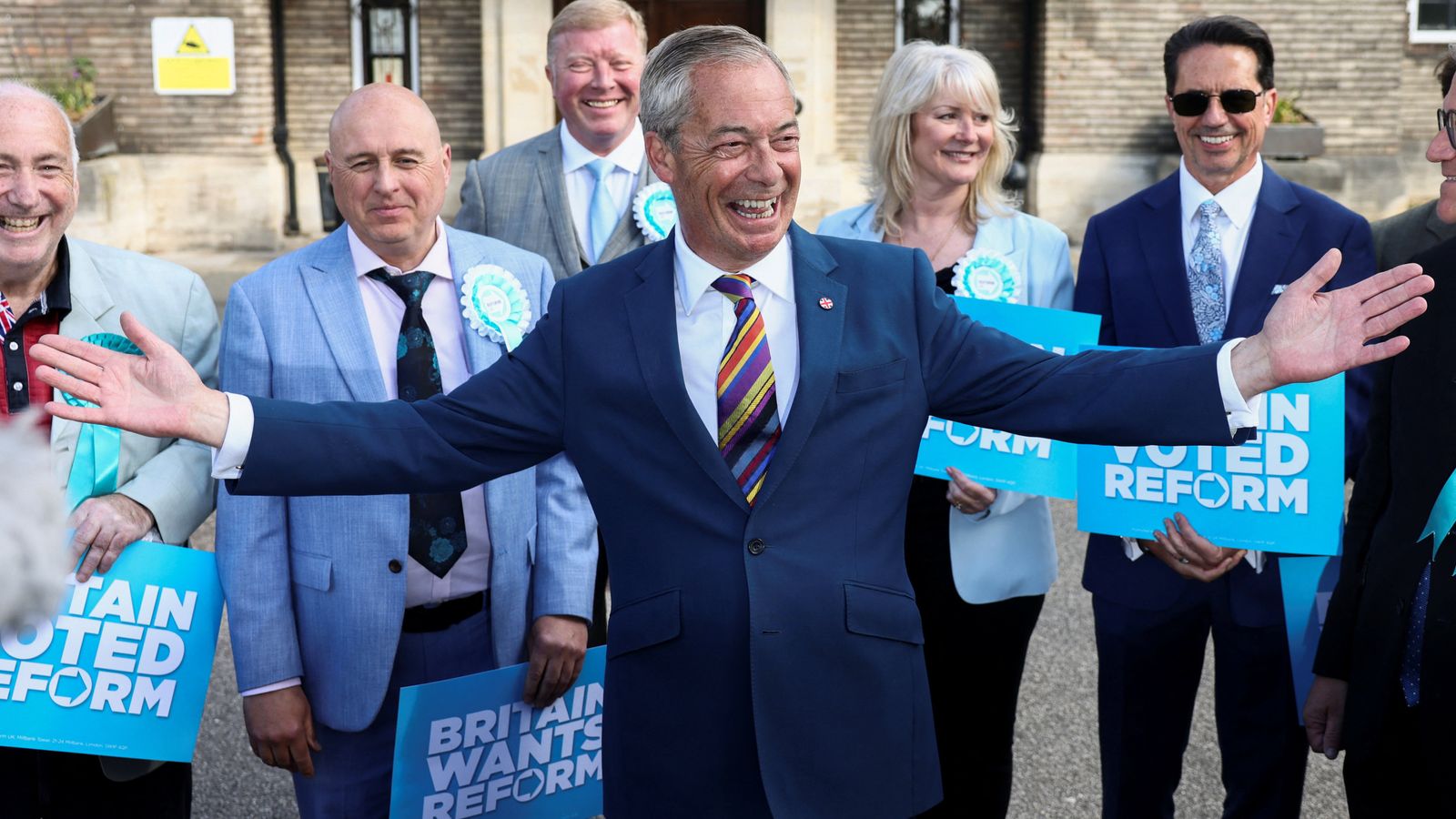 Farage hails 'truly historic shift' in British politics