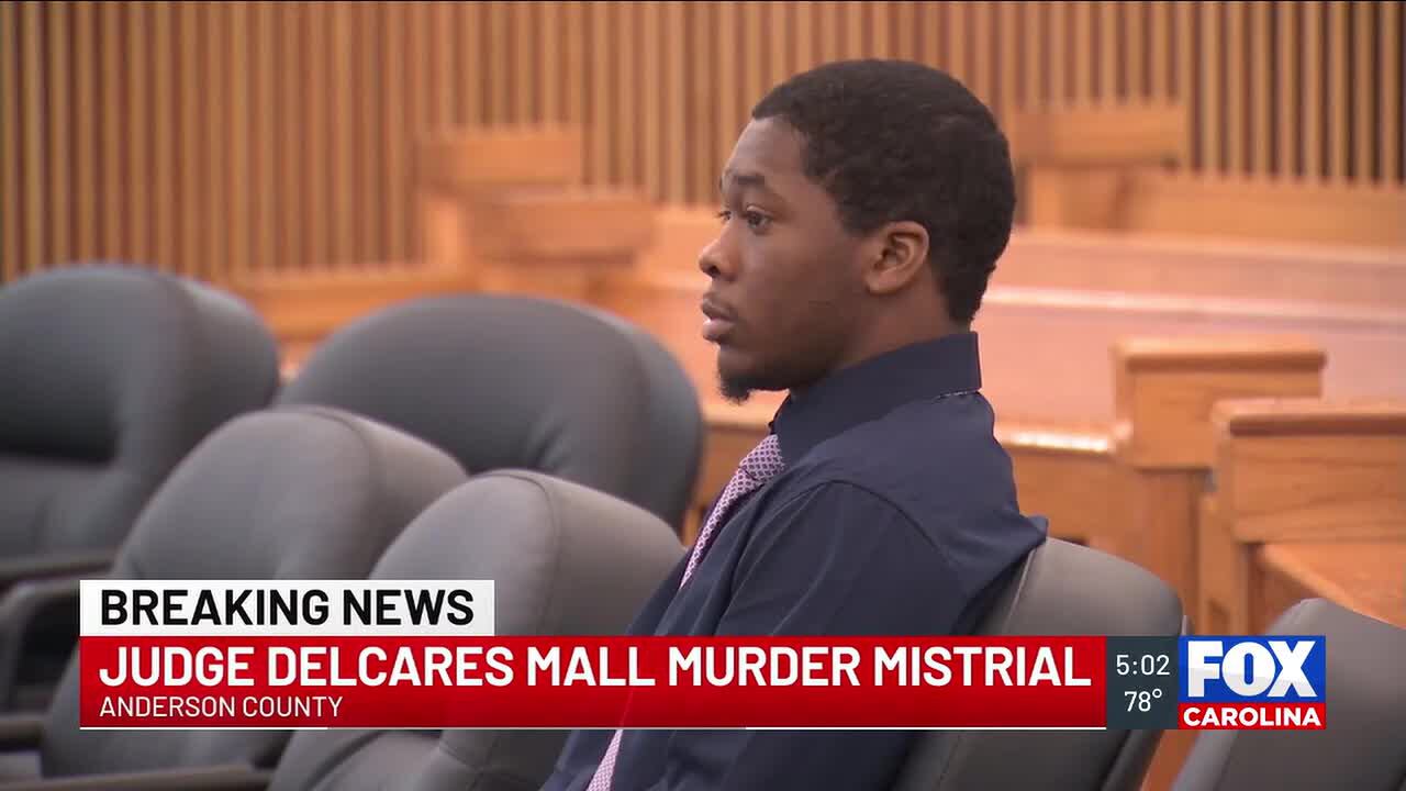 Judge declares mistrial for suspect in 2022 Anderson Mall shooting