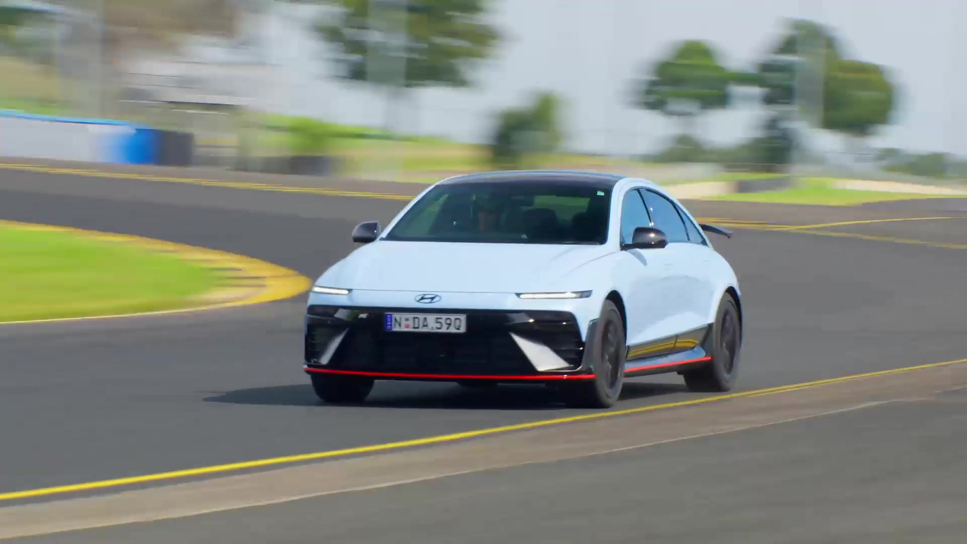 Hyundai IONIQ 6 N relentless evolution - track driving