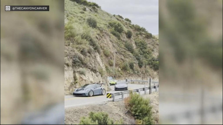 Car enthusiast calls out canyon racers that turned a Malibu road into ...