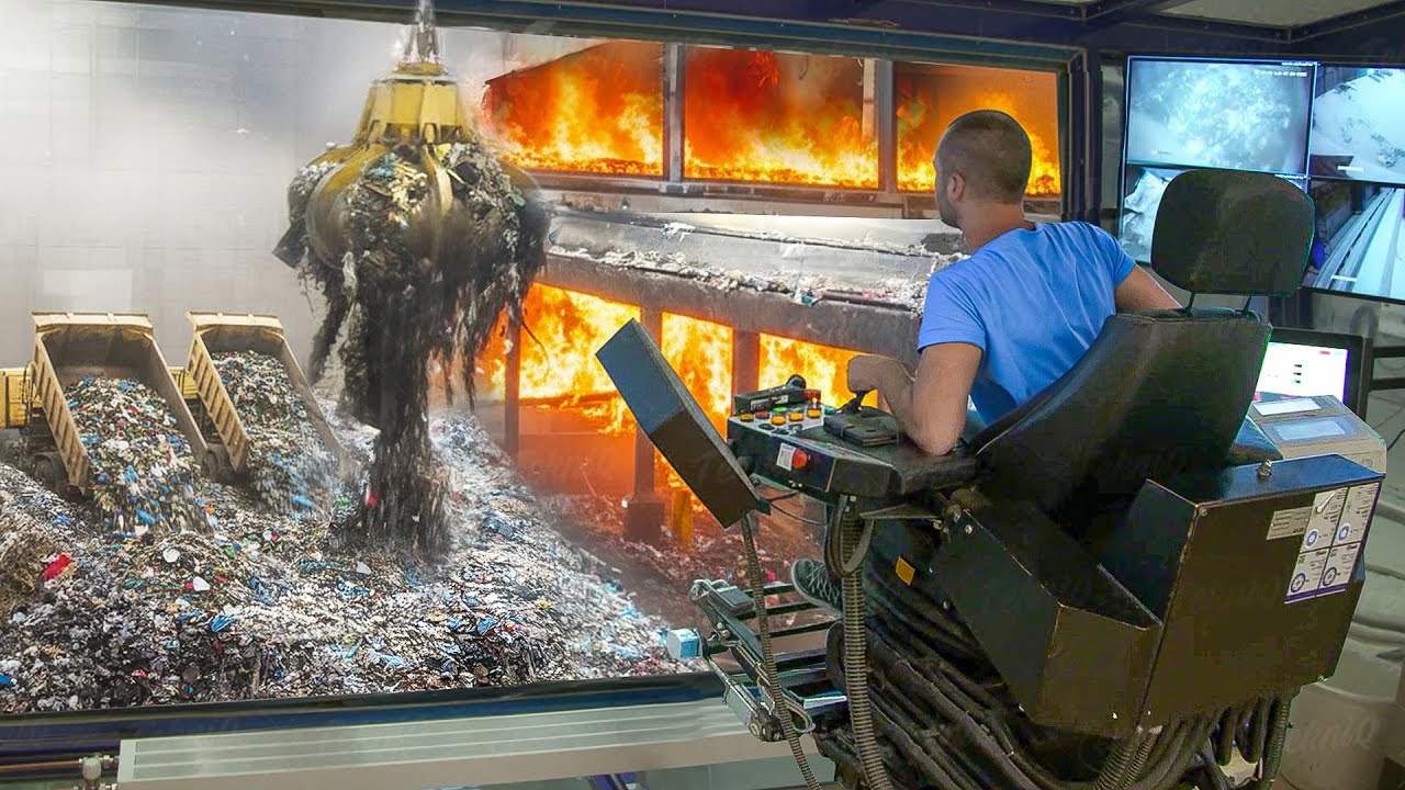How tons of city trash are burned inside massive facility