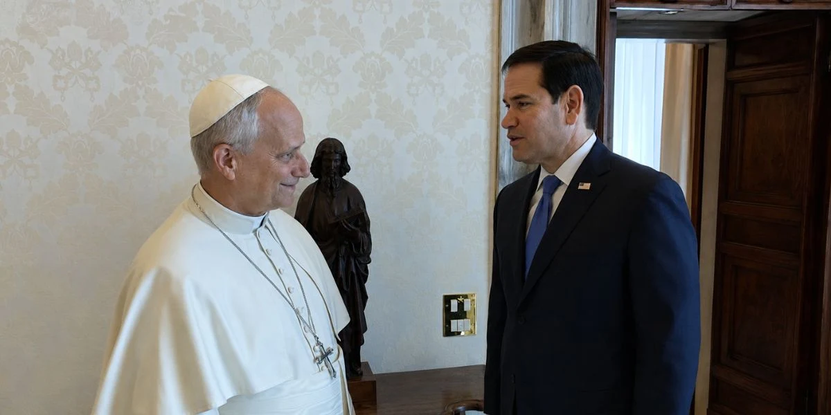 Trump’s remarks turn Rubio’s Vatican visit into diplomatic test