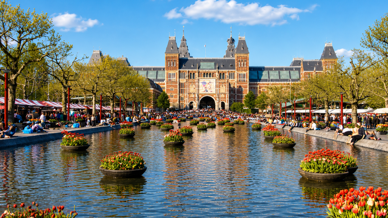 What can you see around Amsterdam’s Museum Quarter?