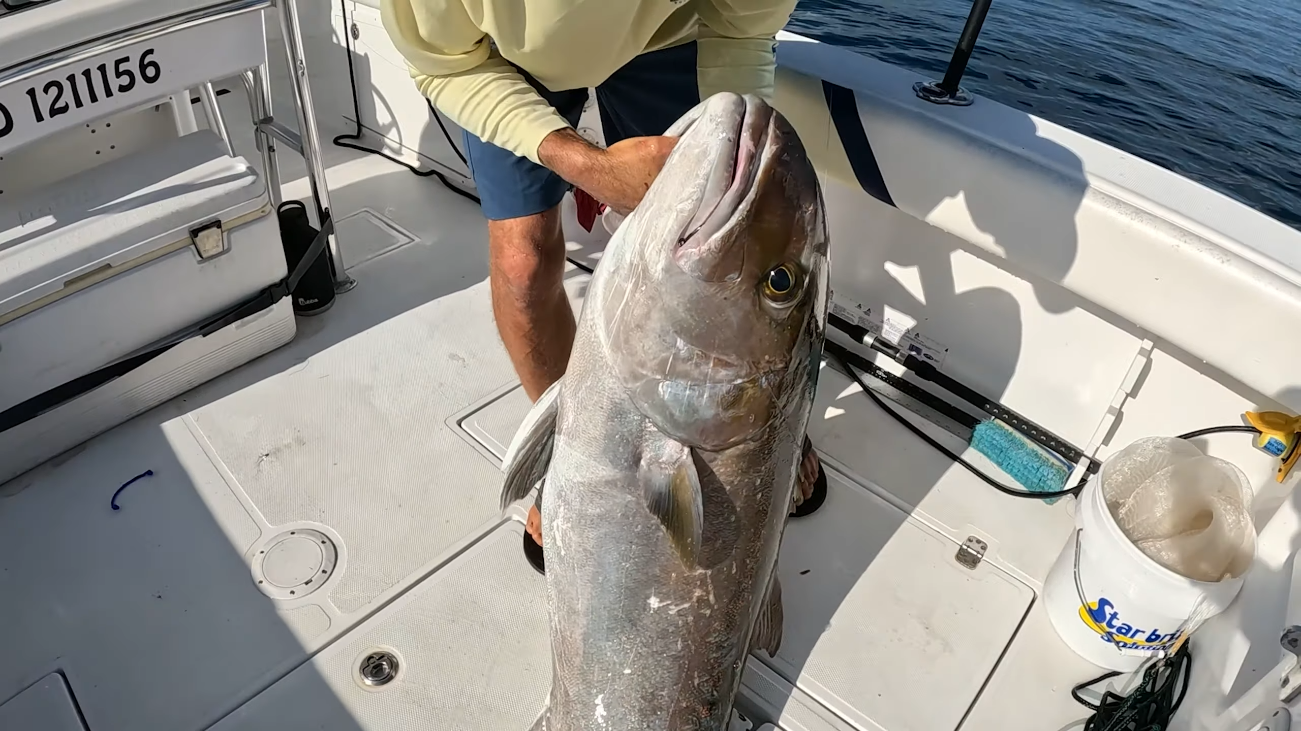 Watch how he pressed one button - and monster fish exploded out of the ...