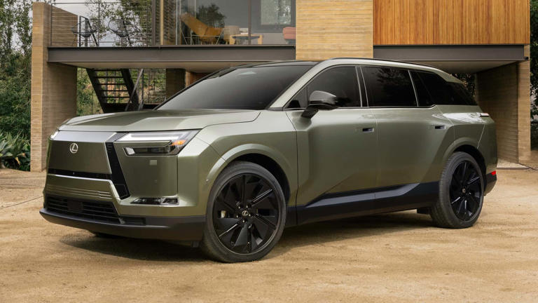 Lexus revealed its first-ever 3-row electric SUV. Check out the TZ