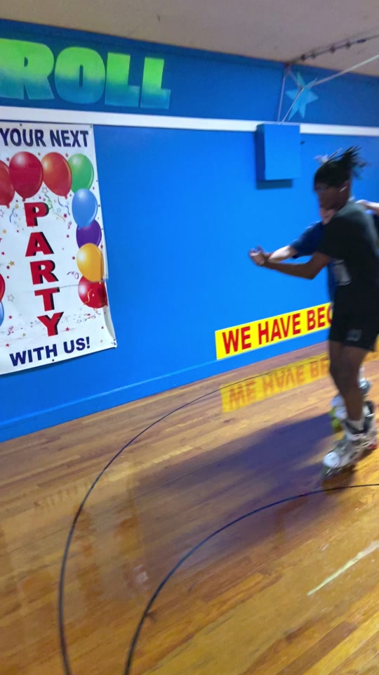 Sierra Wheat shows control and style in rollerblade session