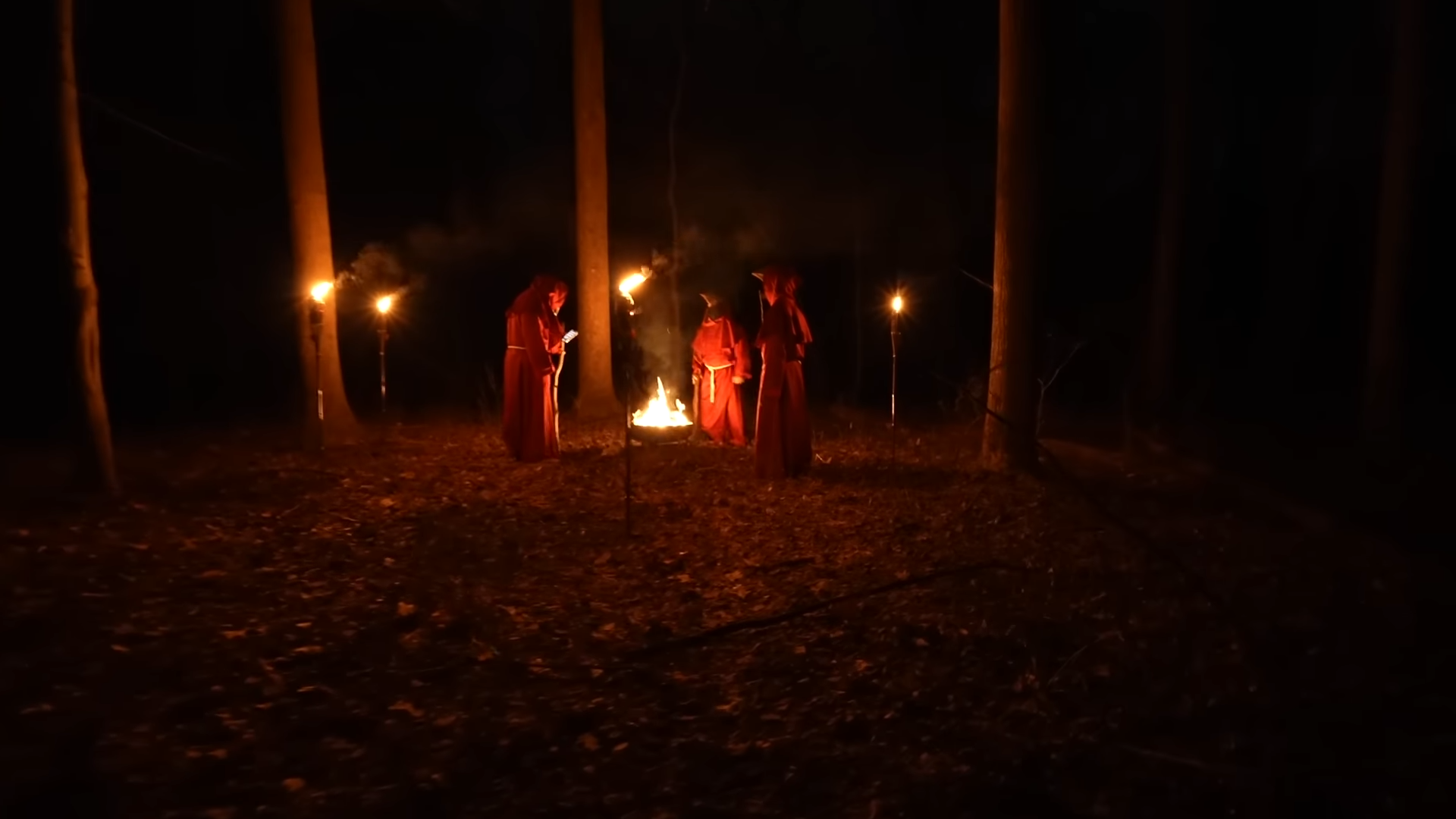 The woods behind the house became the center of a disturbing discovery