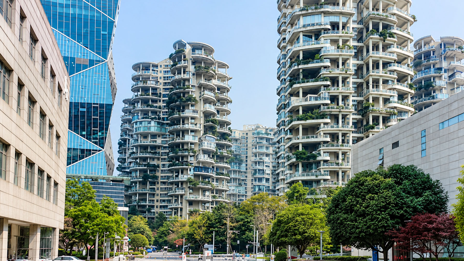 These futuristic Chinese buildings look like giant vertical forest cities