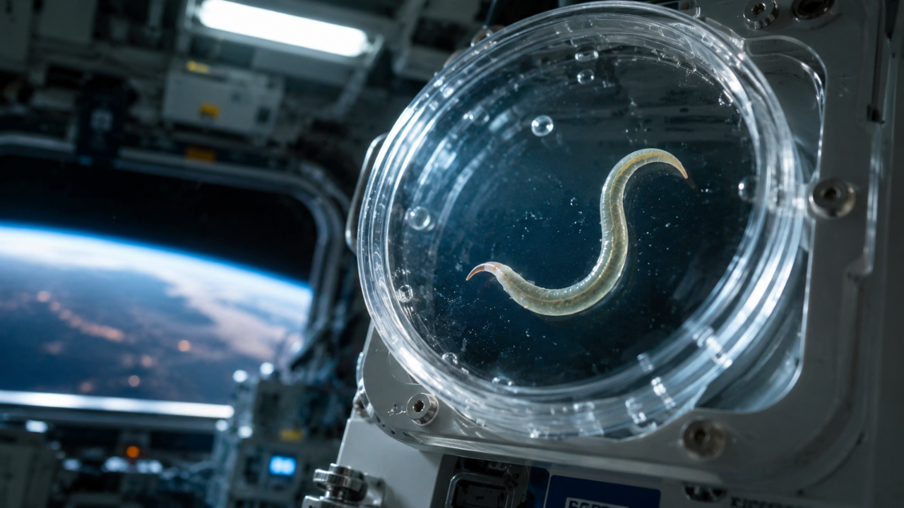 Tiny space worms could save future astronauts