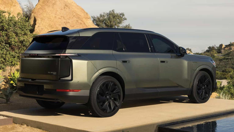 Lexus revealed its first-ever 3-row electric SUV. Check out the TZ