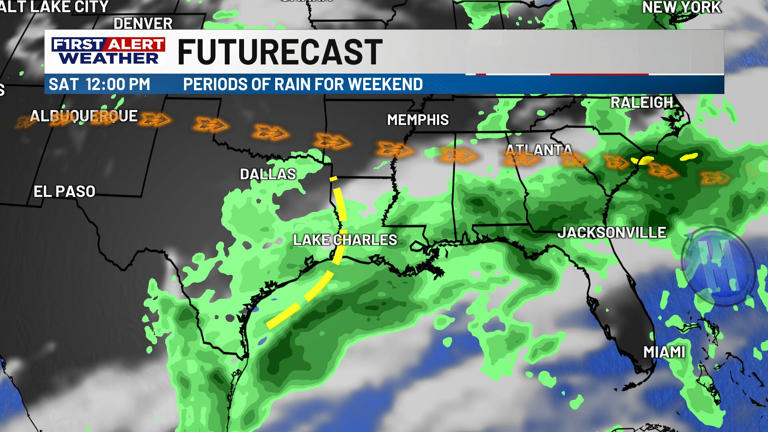 First Alert Forecast: Scatterd downpours arrive for our Friday, ahead ...