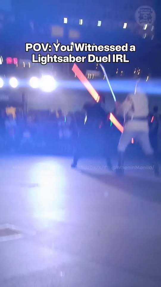Lightsaber duel takes over BGC for Star Wars Day celebration moment