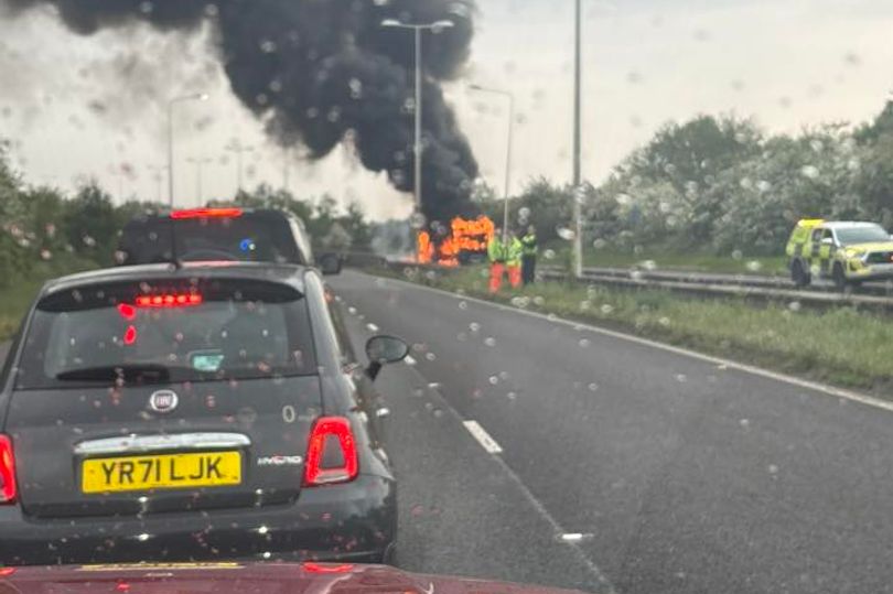 Humber Bridge issues statement after bus fire causes closure