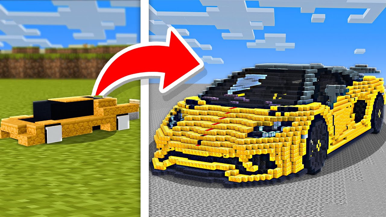 Minecraft but any tiny build hack you get