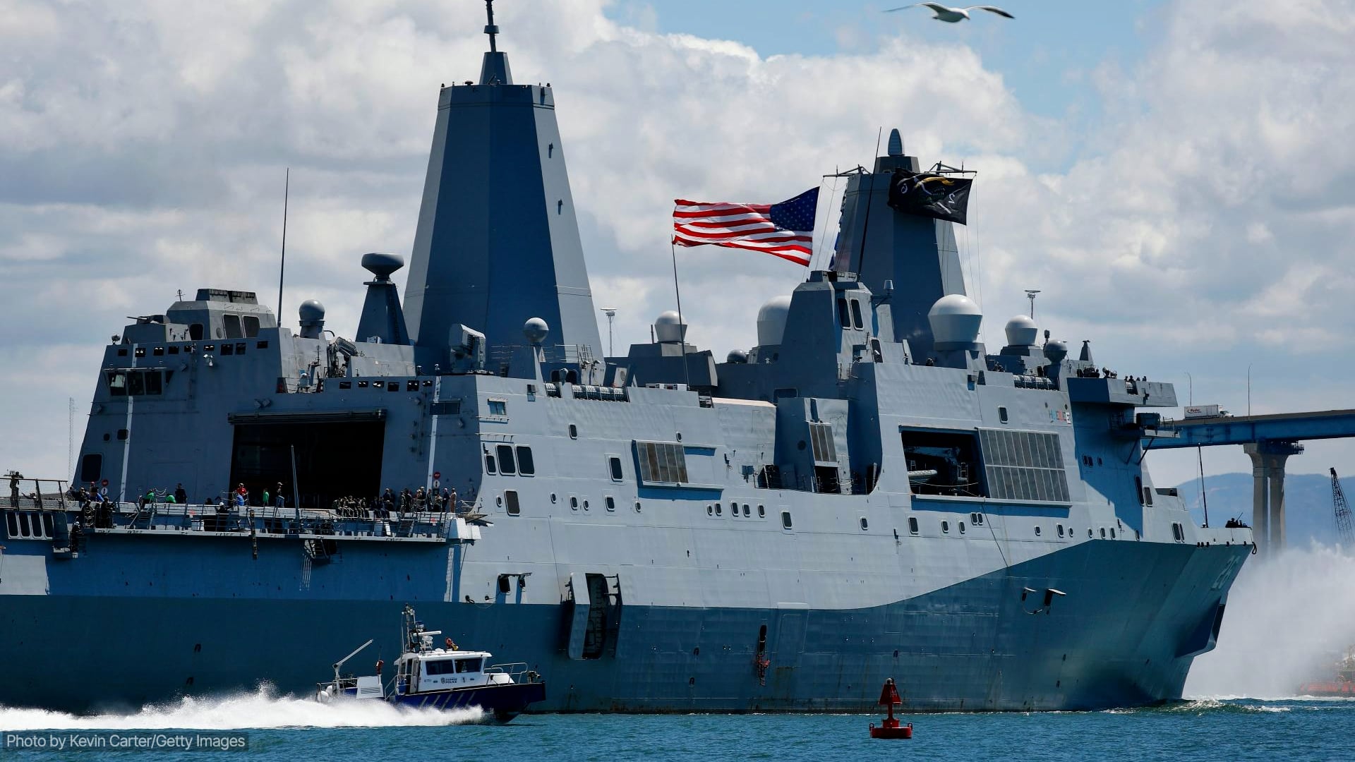 US targets Iranian military sites after attack on US warships