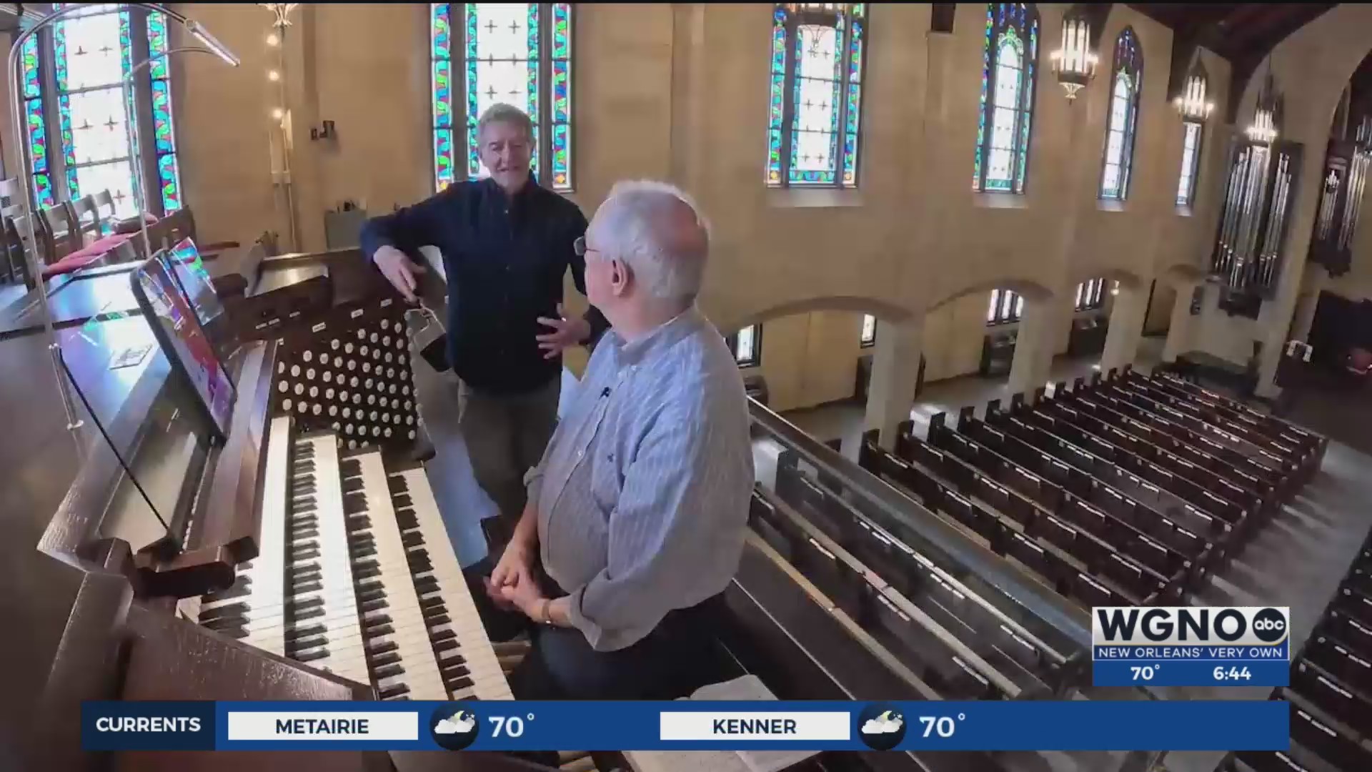 Even on a clear day, New Orleans church organ can now make thunder roll