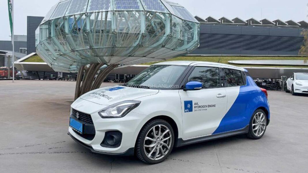 Suzuki Swift pamer mesin hidrogen di Vienna, emisi cuma air tapi tenaga ...