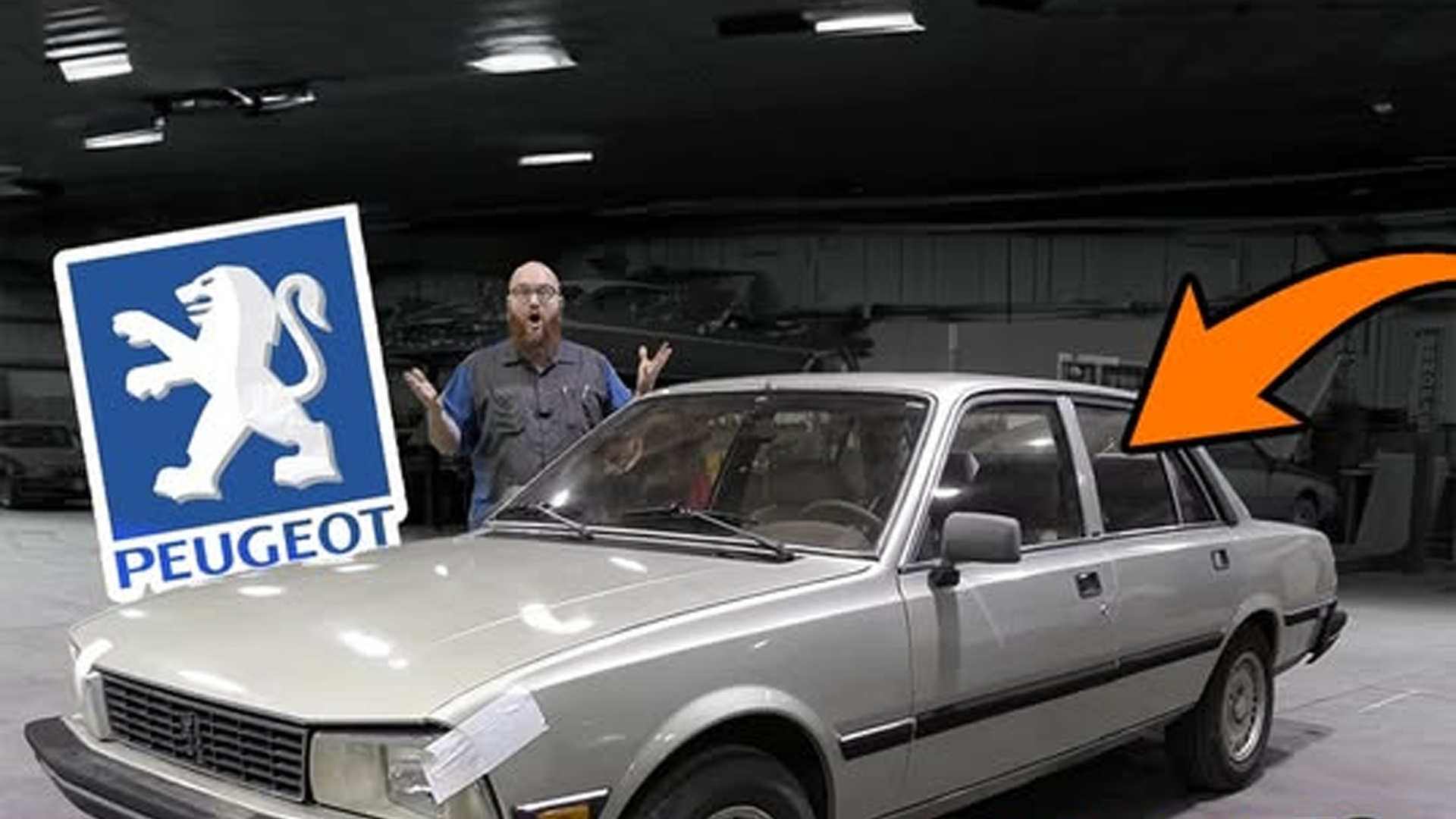 Shop wrecked this Peugeot 505