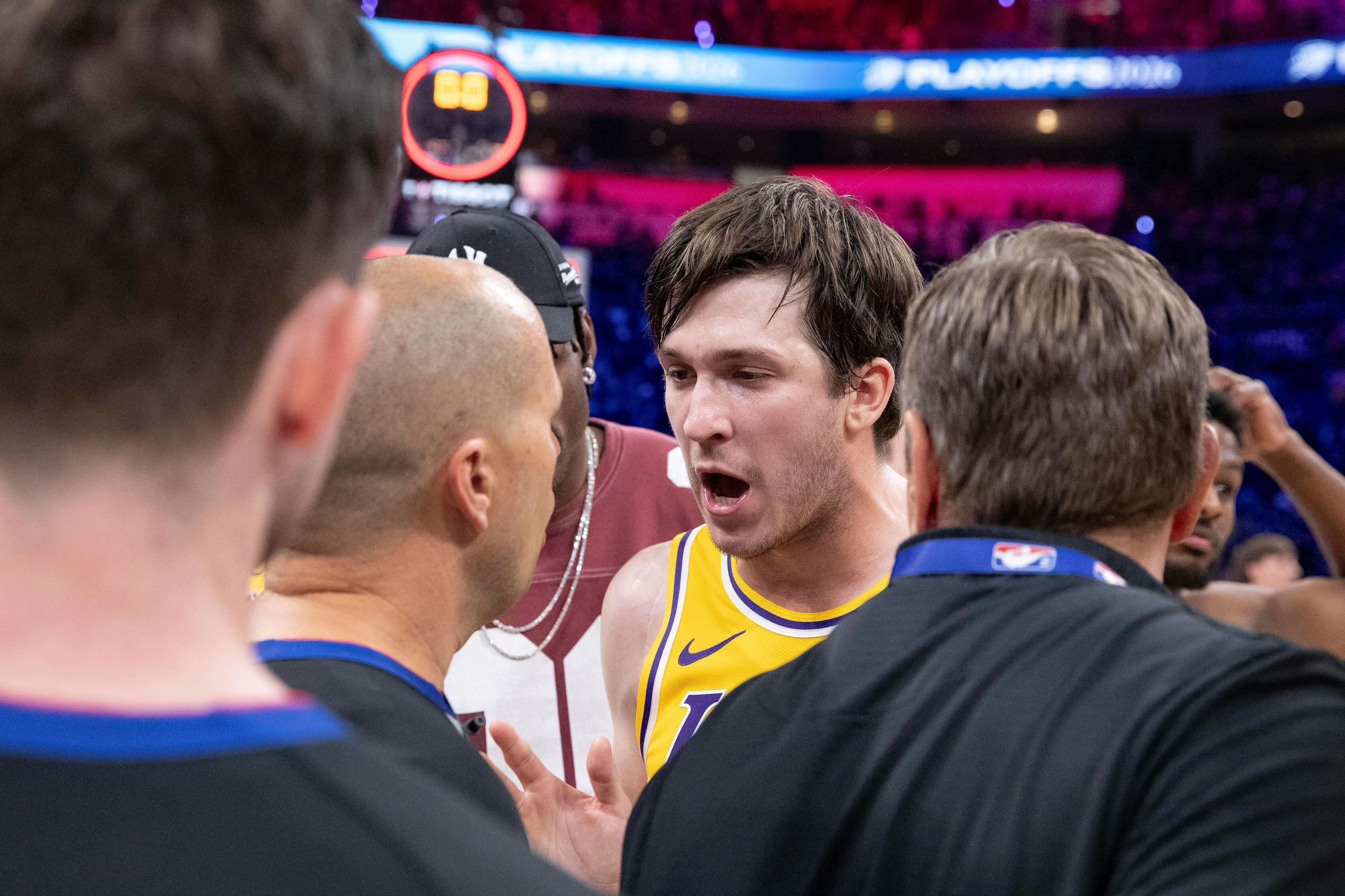 Austin Reaves on his tirade at referee John Goble in Game 2