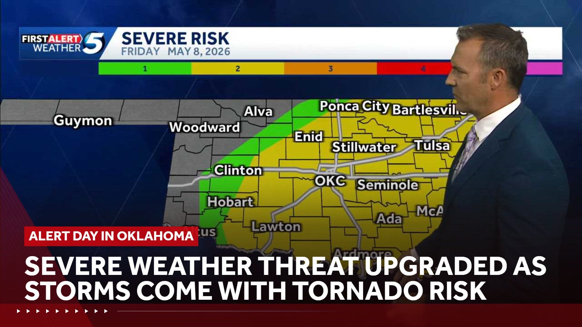 Timeline: Oklahoma severe weather threat upgraded as storms come with ...