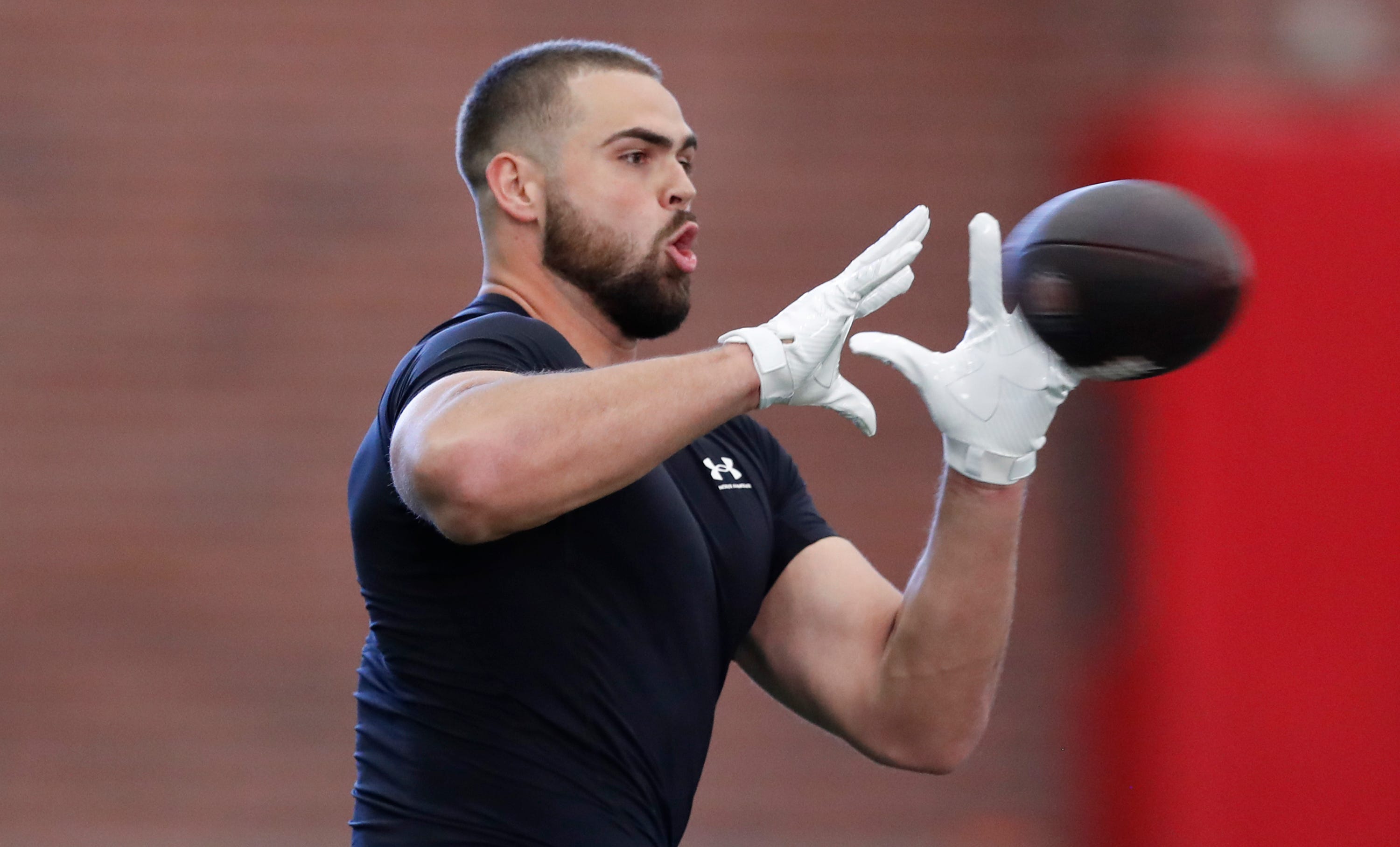 Broncos TE Dallen Bentley reunites with 3 college teammates in the NFL