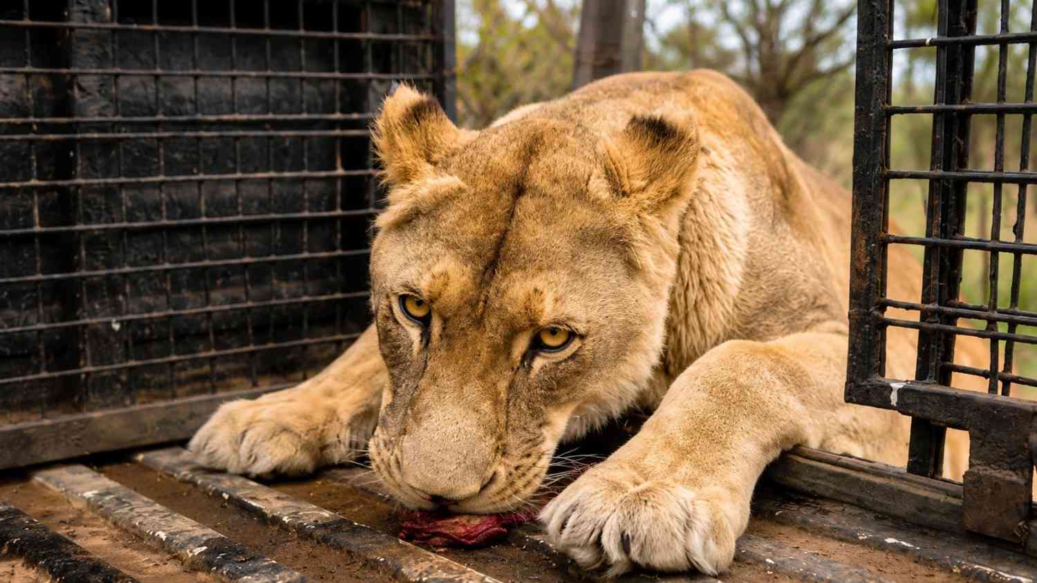 Kevin faced a lion problem strength could not solve