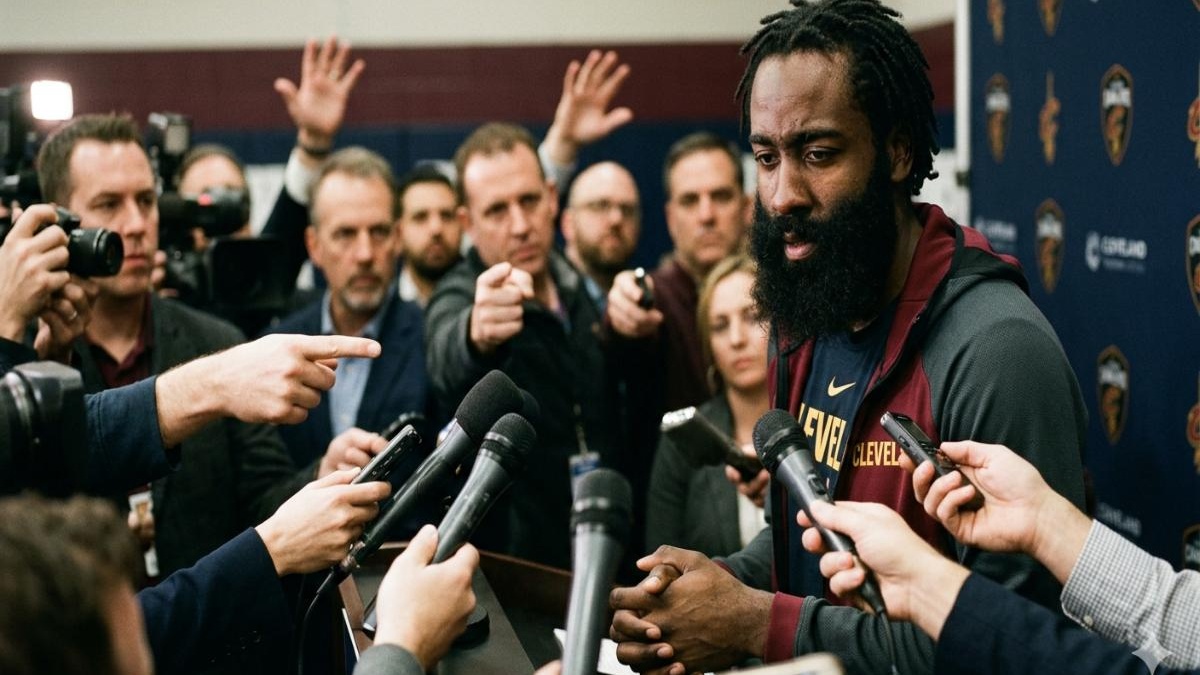 James Harden brutally slammed after Cavaliers playoff collapse against ...