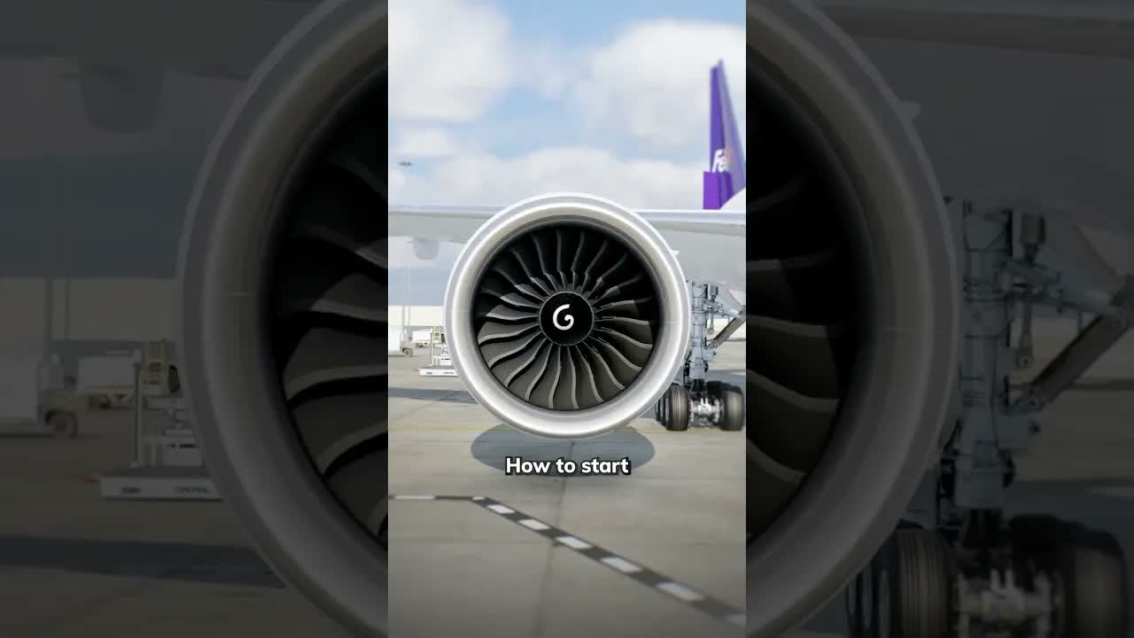 How to start the BIGGEST airplane engine - Boeing 777