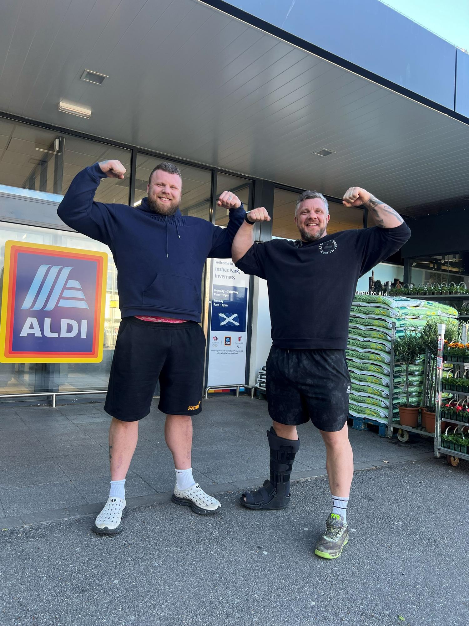 Aldi challenge: Can Falkirk shoppers beat Stoltman strongmen's ...