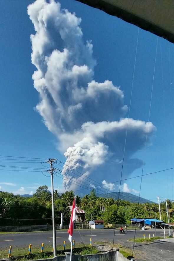 Mount Dukono volcano eruption kills three as ash spews miles into the sky