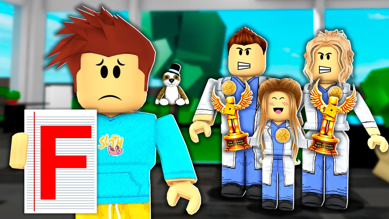 Watch what happens when an idiot is in a genius family in Roblox