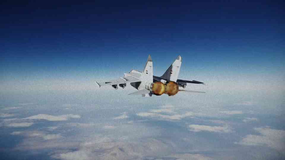 Watch the dramatic intercept over Iran during the war