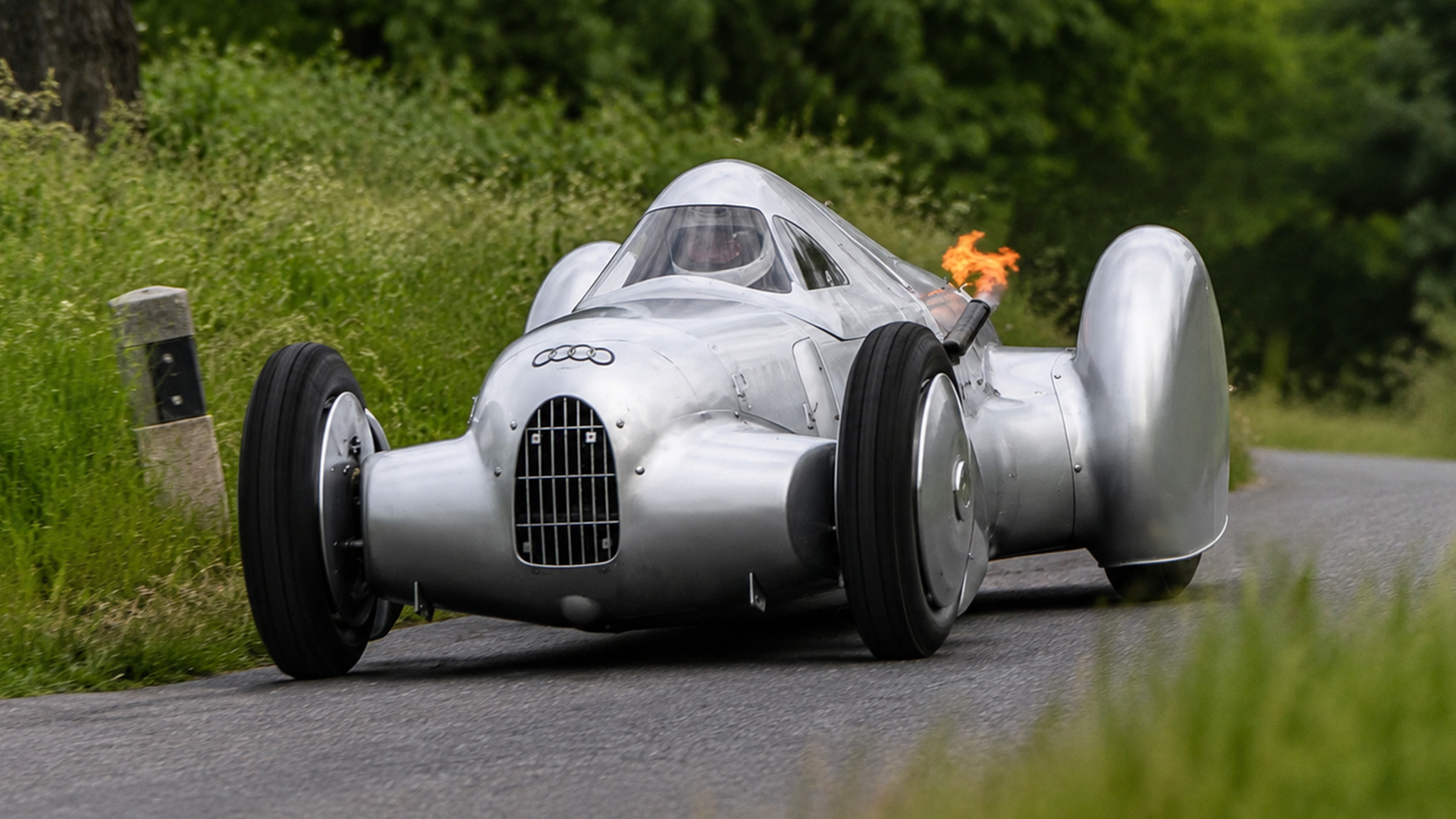 Audi brings back the wild V16 Auto Union Lucca that hit 203 mph in 1935